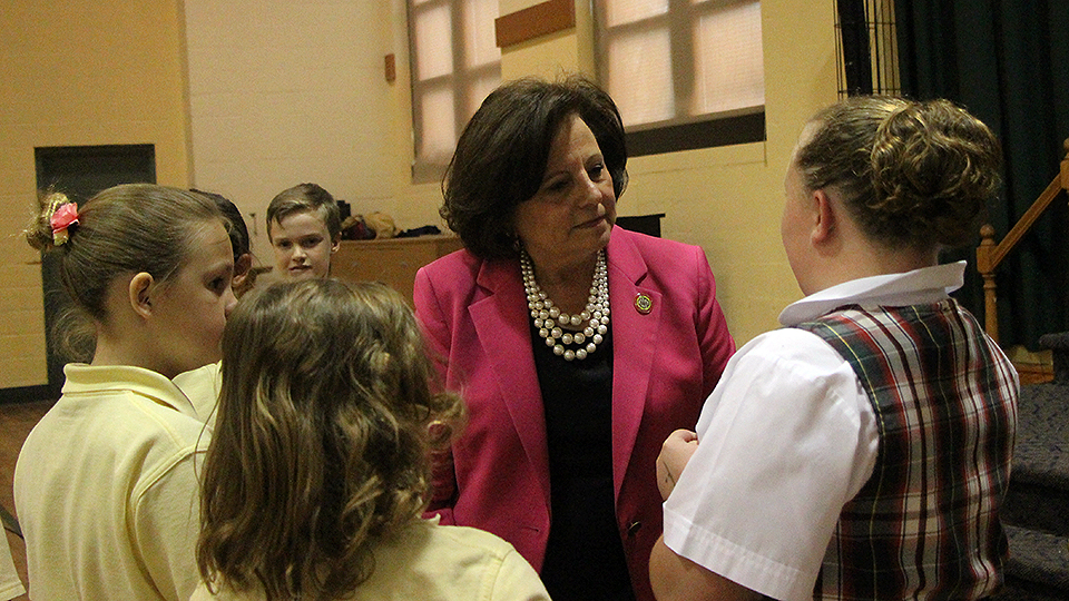 Fourth Grade Invites Senator Beidle to Return to Alma Mater | Monsignor ...