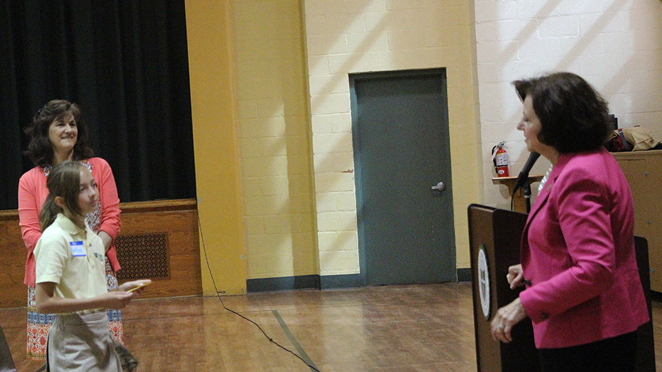 Fourth Grade Invites Senator Beidle to Return to Alma Mater | Monsignor ...