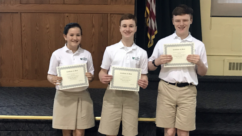 Slade Students Perform Well in Catholic Math League | Monsignor Slade ...